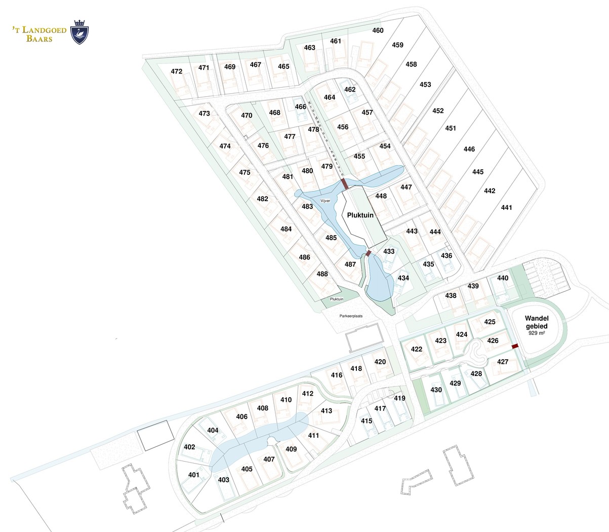 Plattegrond | 't Landgoed Baars